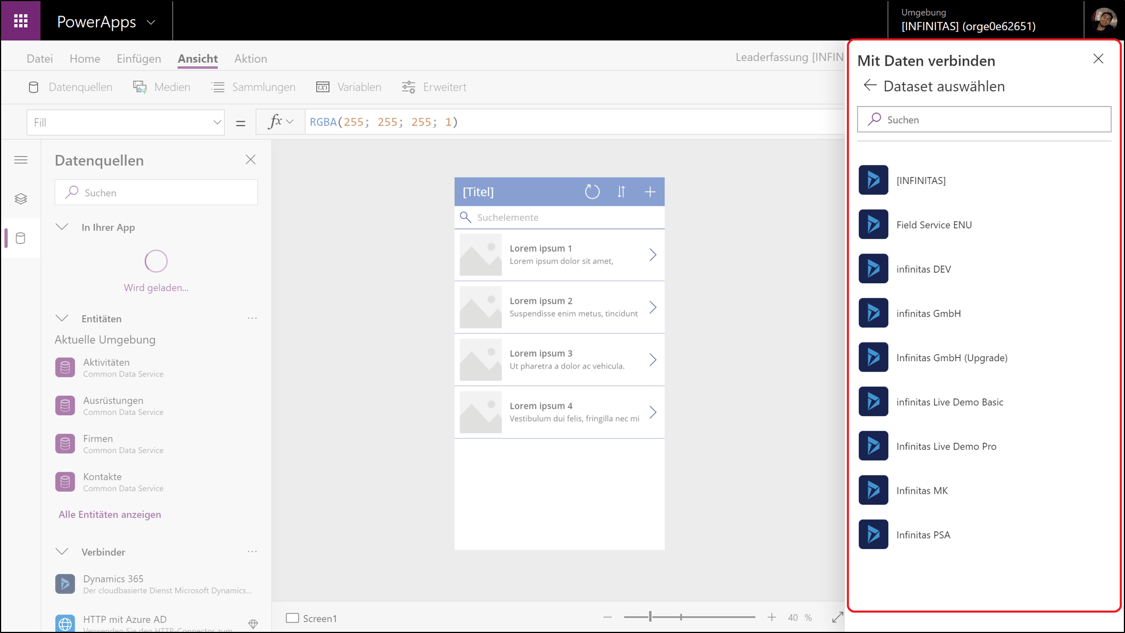 Eigene App mit Microsoft Power Apps erstellen