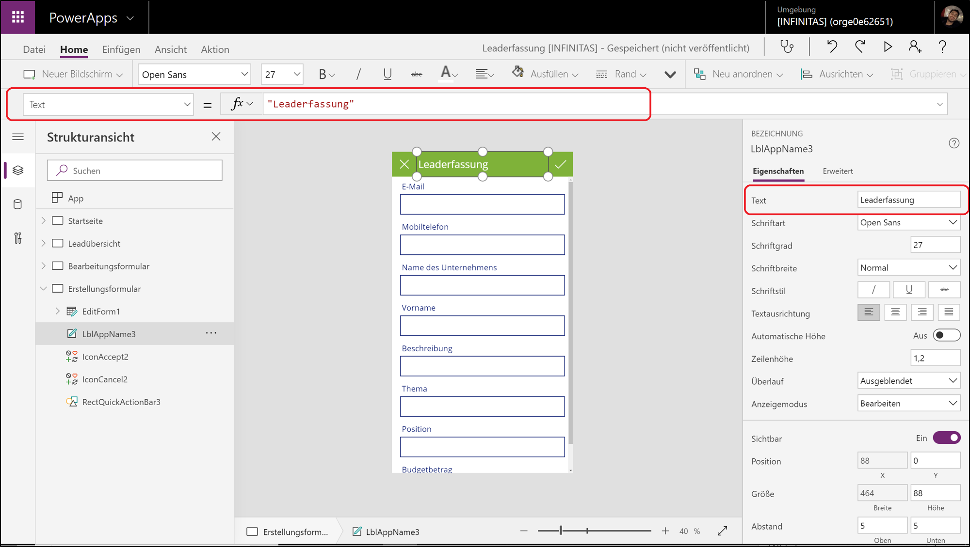 Teil 2 So Erstellen Sie Eine App Mittels Powerapps Von Microsoft